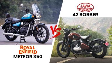 Jawa 42 Bobber & Royal Enfield Meteor 350 Compared